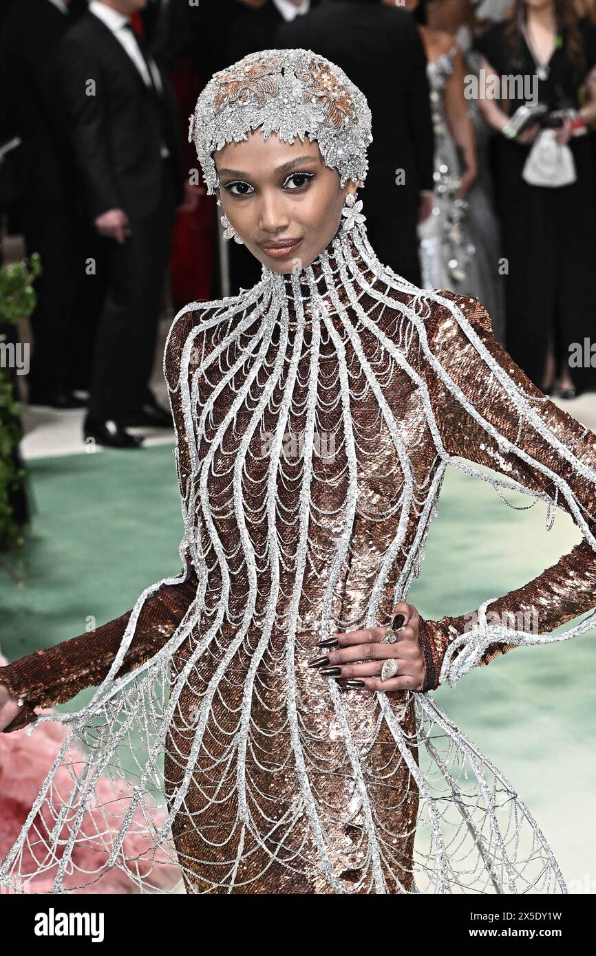 Ugbad Abdi attends the 2024 Costume Institute Benefit for "Sleeping Beauties: Reawakening ...