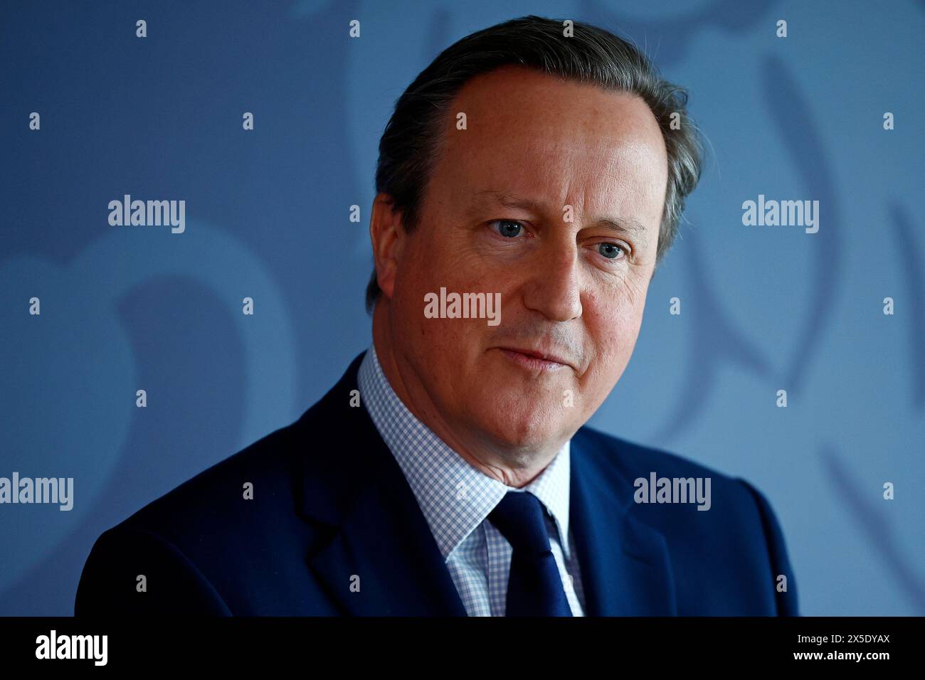Foreign Secretary Lord David Cameron delivers a speech at the National ...