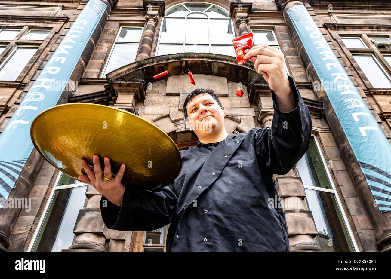 Edinburgh, United Kingdom. 09 May, 2024 Pictured: Performance maker ...