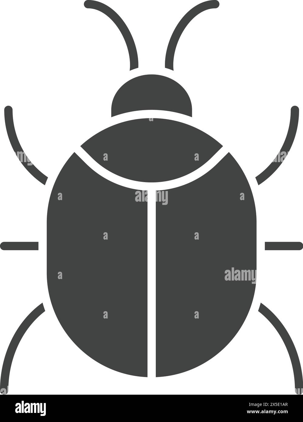 Bug Problem icon vector image. Suitable for mobile application web application and print media ...