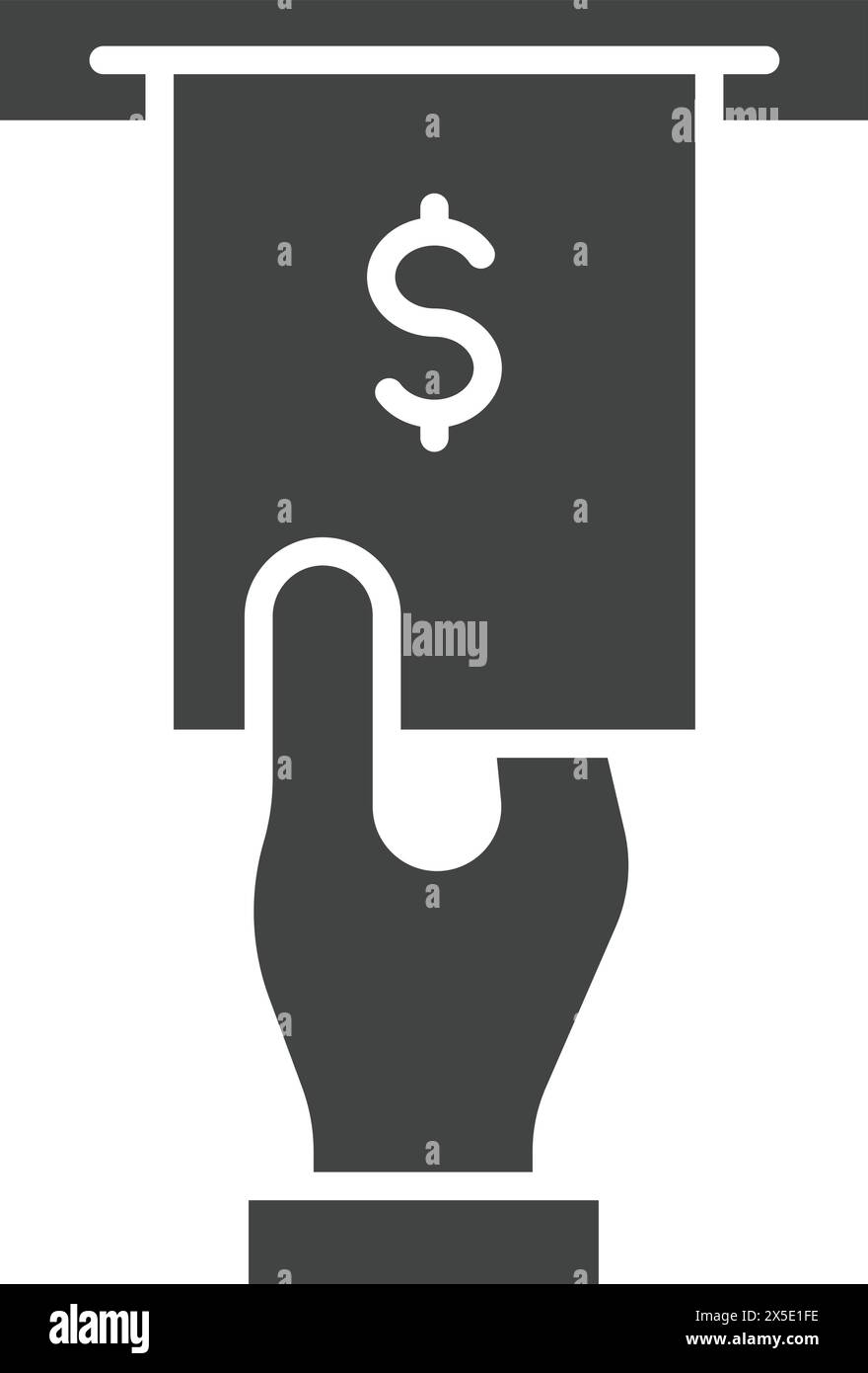 Cash Withdrawal icon vector image. Suitable for mobile application web ...