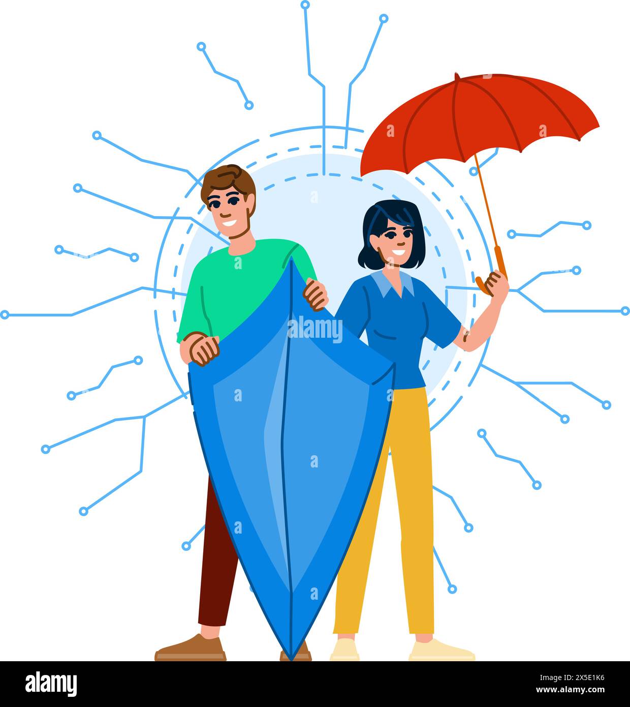 insurance insurtech vector Stock Vector Image & Art - Alamy