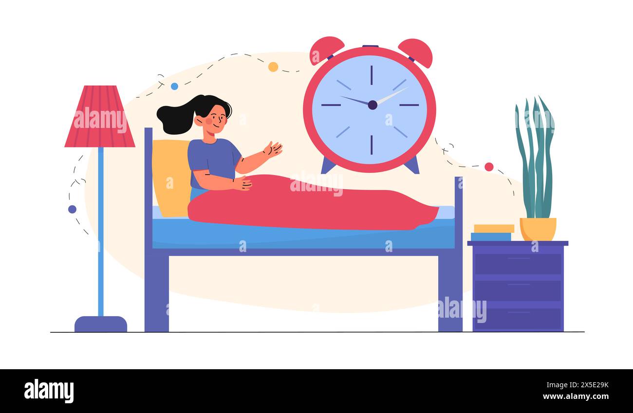 Woman with biological clock vector Stock Vector Image & Art - Alamy