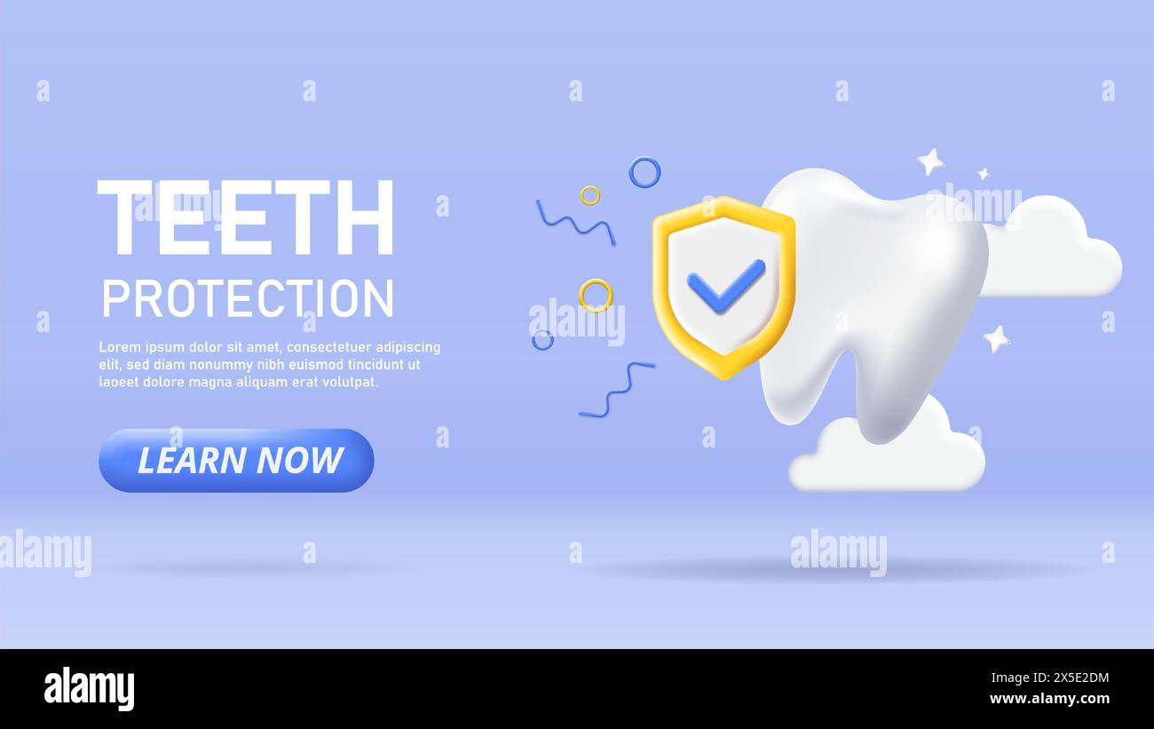 Cartoon character teeth shield hi-res stock photography and images - Alamy