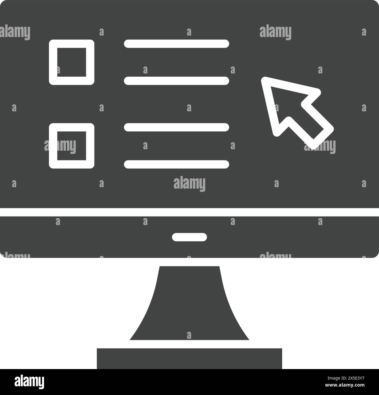Computer Icon Vector Image Suitable For Mobile Application Web Application And Print Media