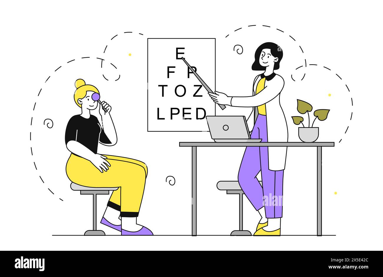 Ophthalmic clinic ophthalmologist hospital Cut Out Stock Images ...