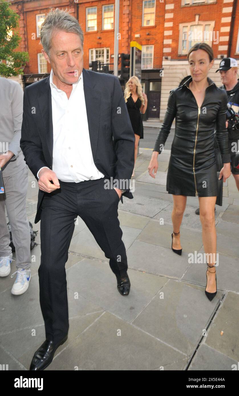 London, England, 08/05/2024, Hugh Grant and Anna Eberstein at the ...