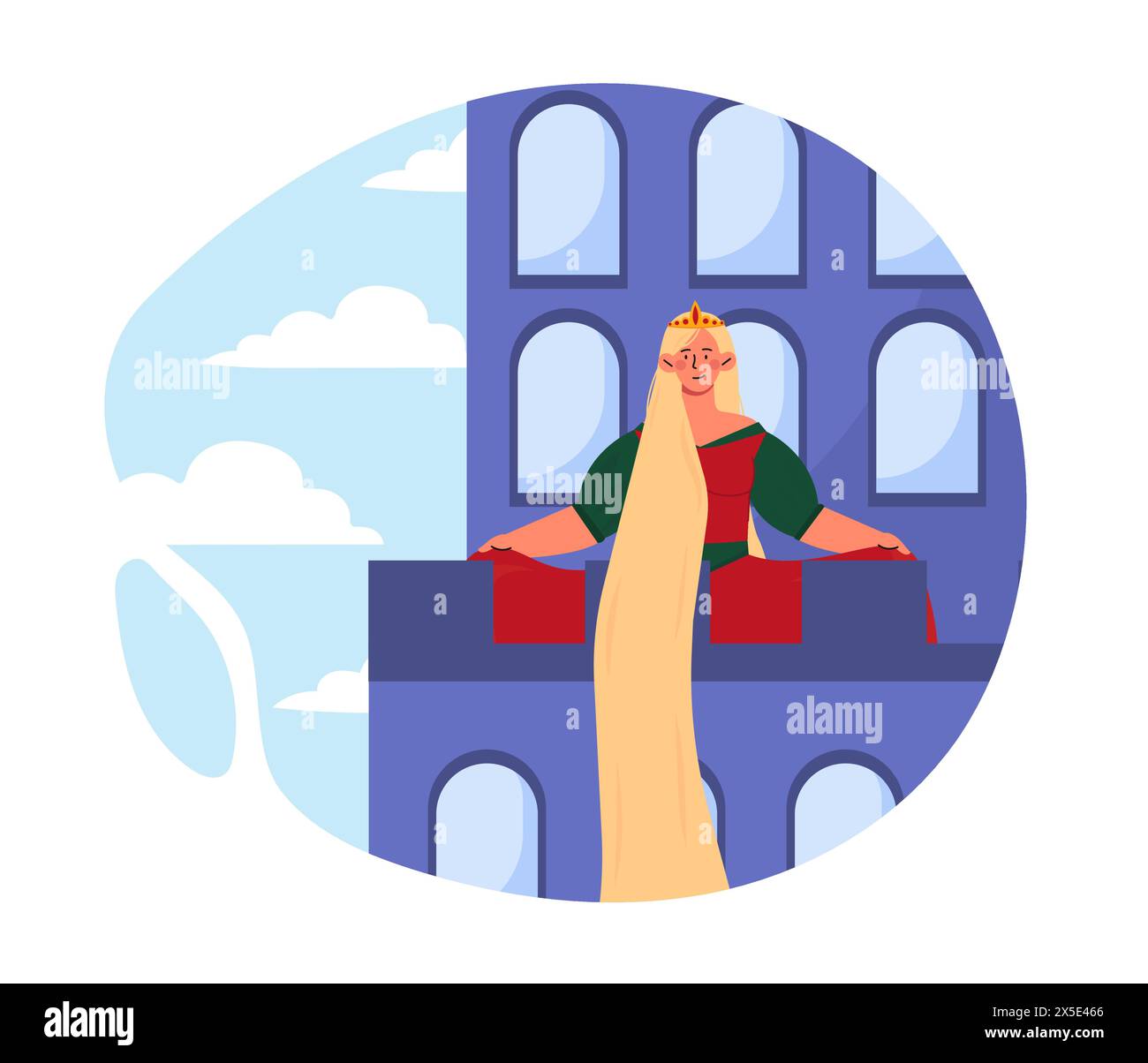 Balcony standing Cut Out Stock Images & Pictures - Alamy