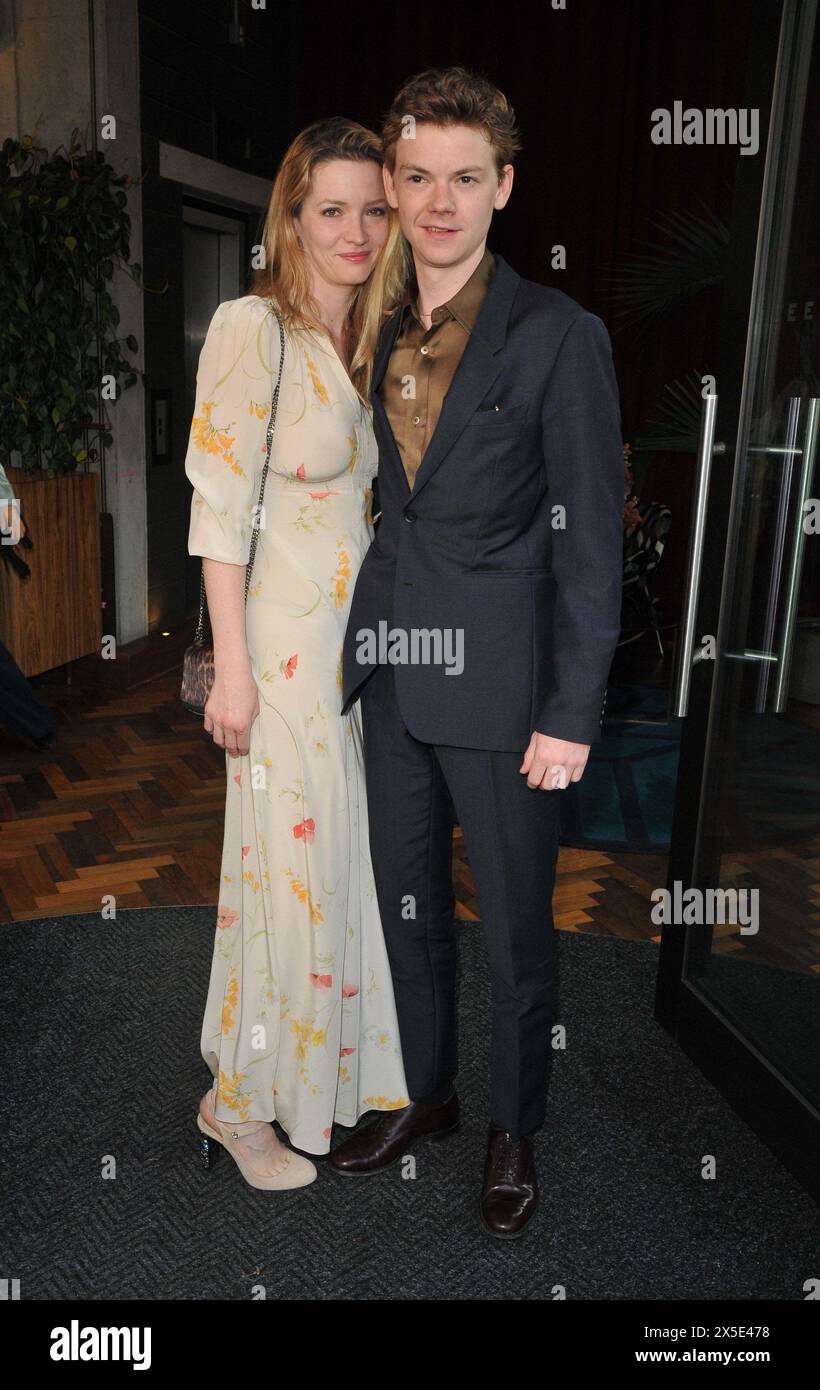 London, England, 08/05/2024, Talulah Riley and Thomas Brodie-Sangster ...
