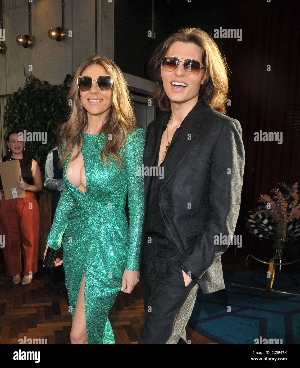 London, England, 08/05/2024, Elizabeth Hurley and Damian Hurley at the ...