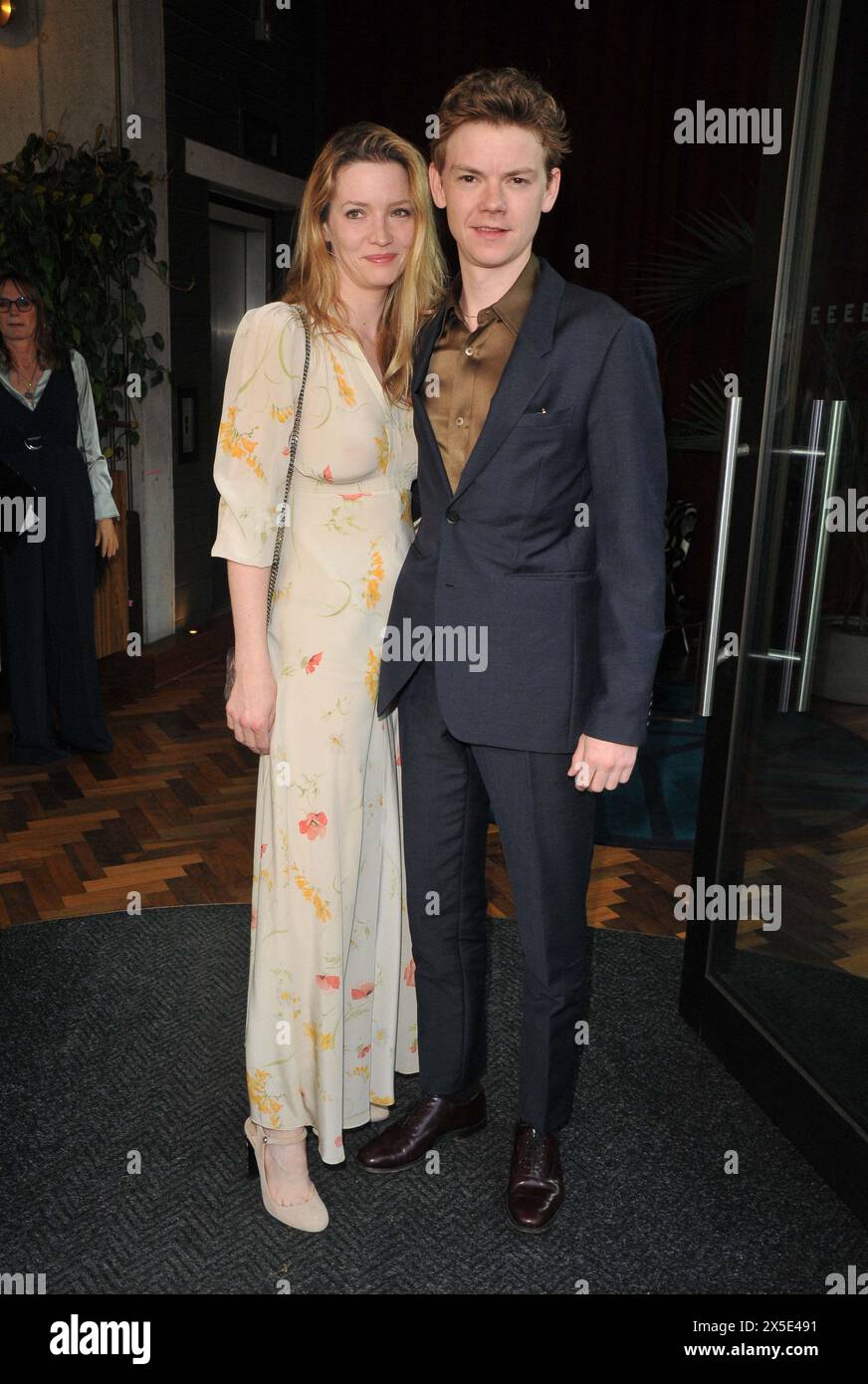 London, England, 08/05/2024, Talulah Riley and Thomas Brodie-Sangster ...
