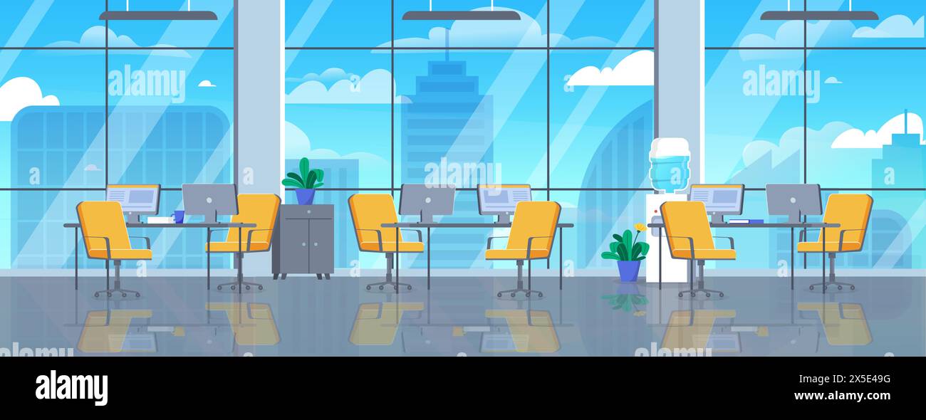 Daily office scene vector Stock Vector Image & Art - Alamy