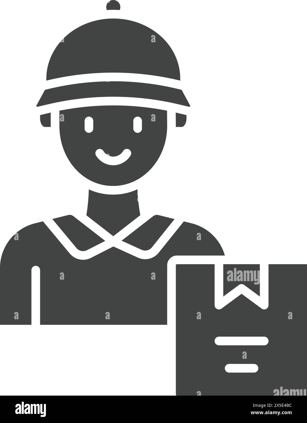 Courier icon vector image. Suitable for mobile application web ...