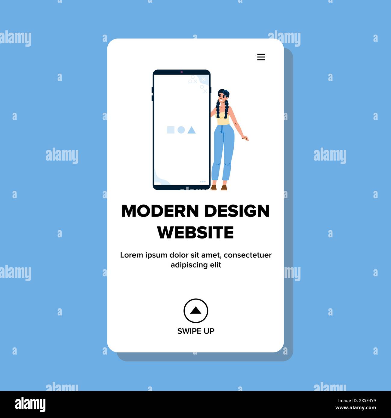 sleek modern design website vector Stock Vector Image & Art - Alamy