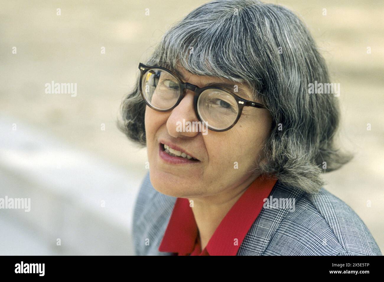 Cynthia OZICK - Date : 19880901 ©John Foley/Opale.photo Stock Photo - Alamy