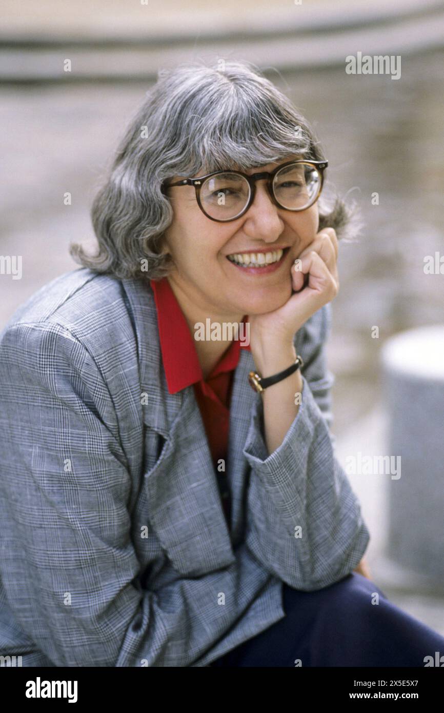 Cynthia OZICK - Date : 19880901 ©John Foley/Opale.photo Stock Photo - Alamy