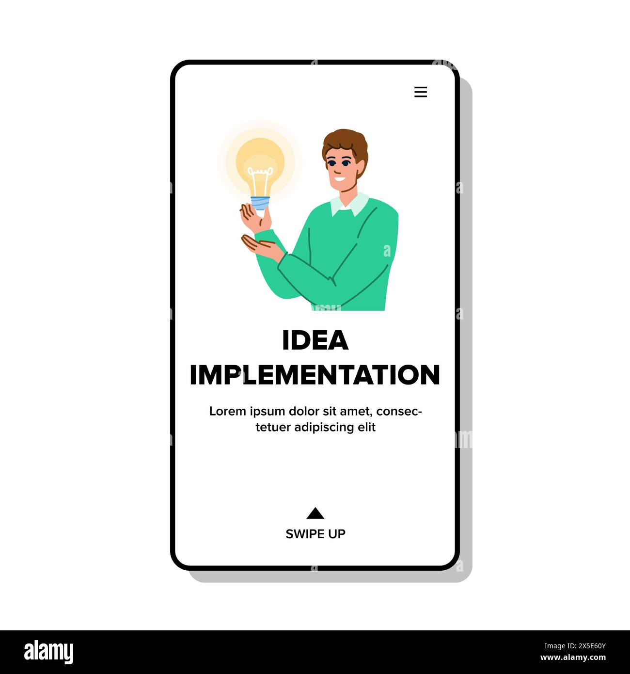 execution idea implementation vector Stock Vector Image & Art - Alamy