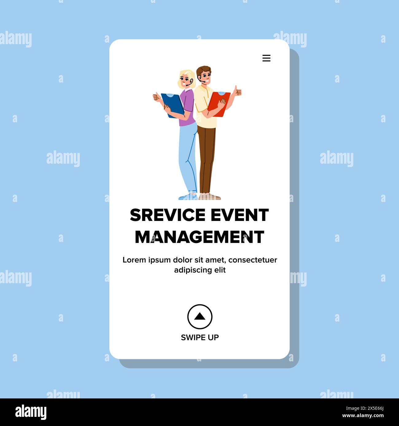 logistics service event management vector Stock Vector Image & Art - Alamy