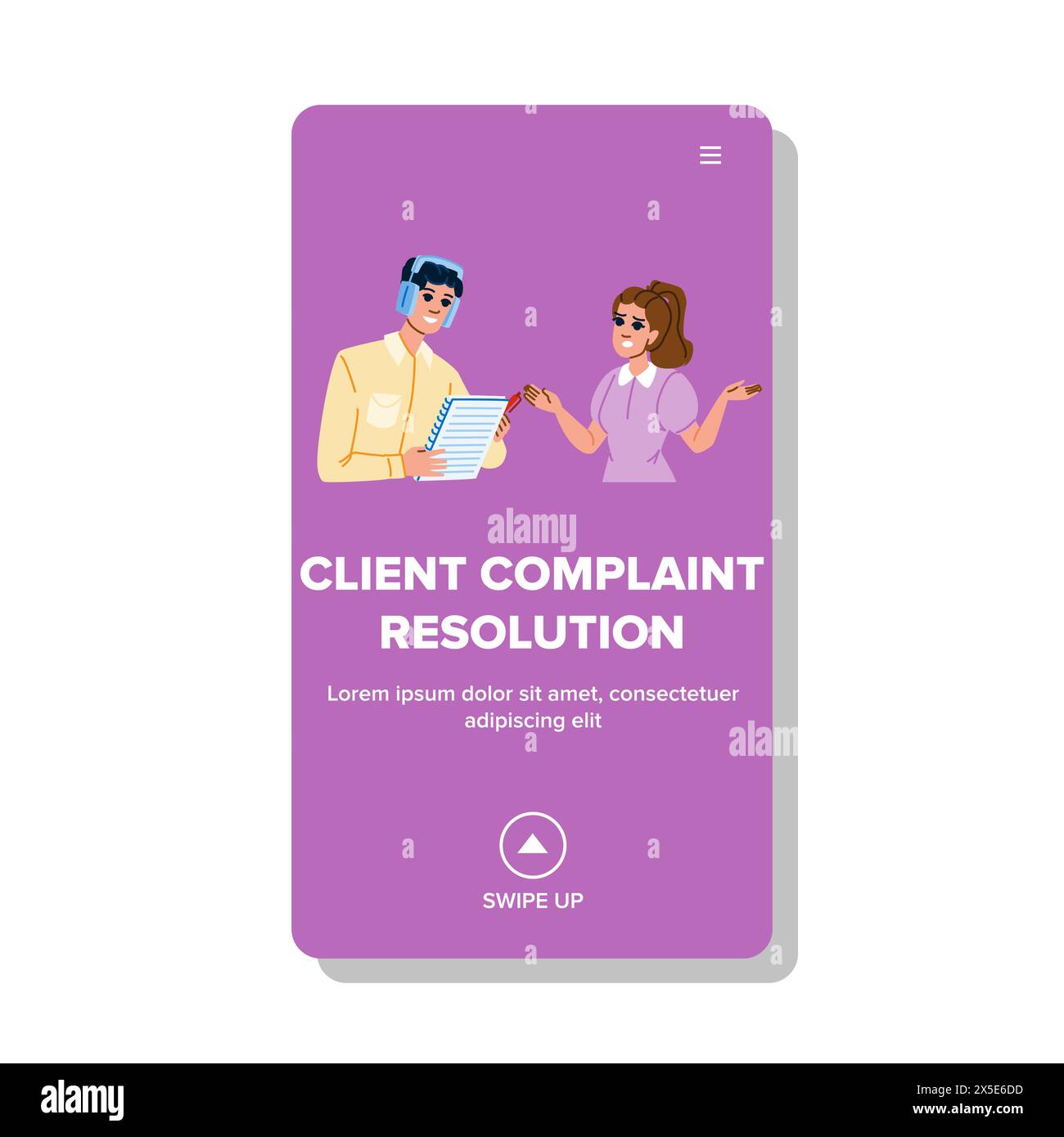 Complaint procedure Stock Vector Images - Alamy