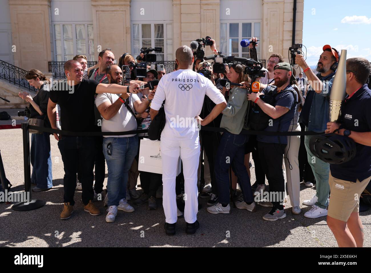Marseille, France. 09th May, 2024. © PHOTOPQR/LA PROVENCE/VALLAURI ...