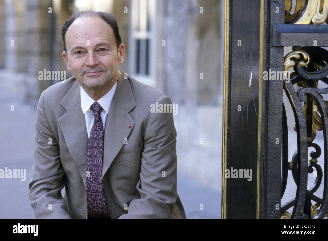Michel TOURNIER - Date : 19860901 ©John Foley/Opale.photo Stock Photo ...