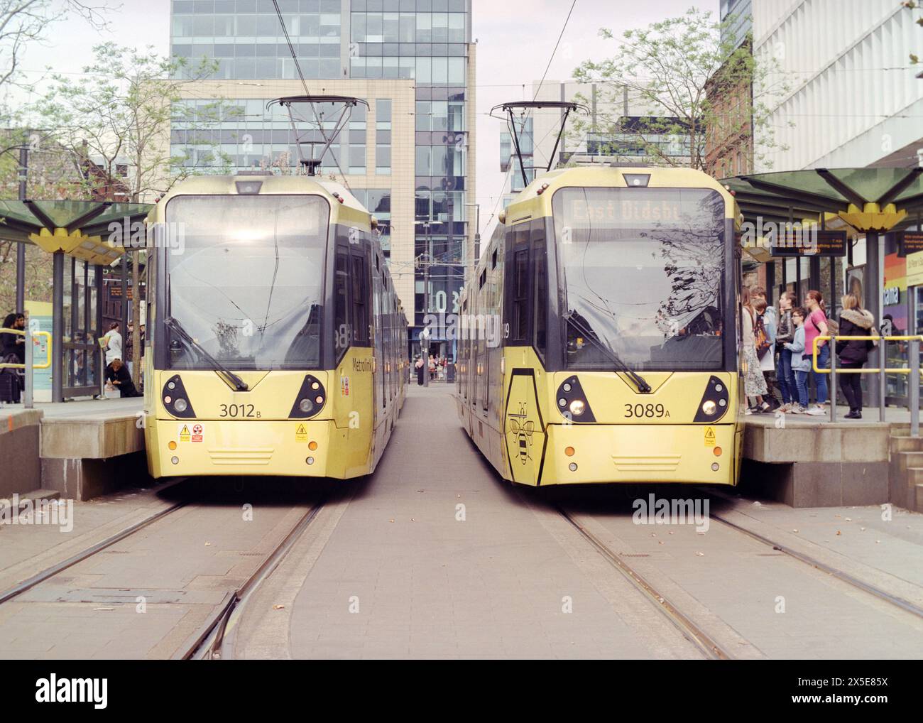 Metrolink tram tracks hi-res stock photography and images - Alamy