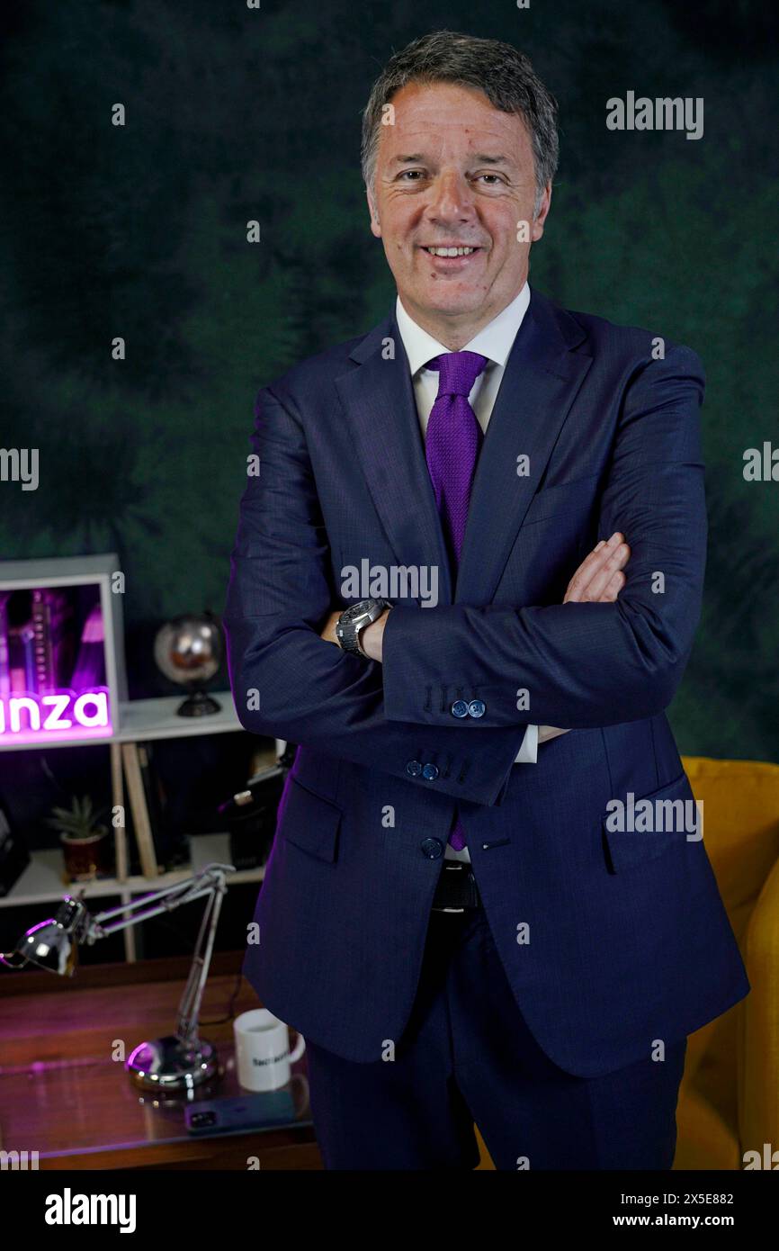 Italy, Rome, May 8, 2024 : Former Premier Matteo Renzi, President and ...