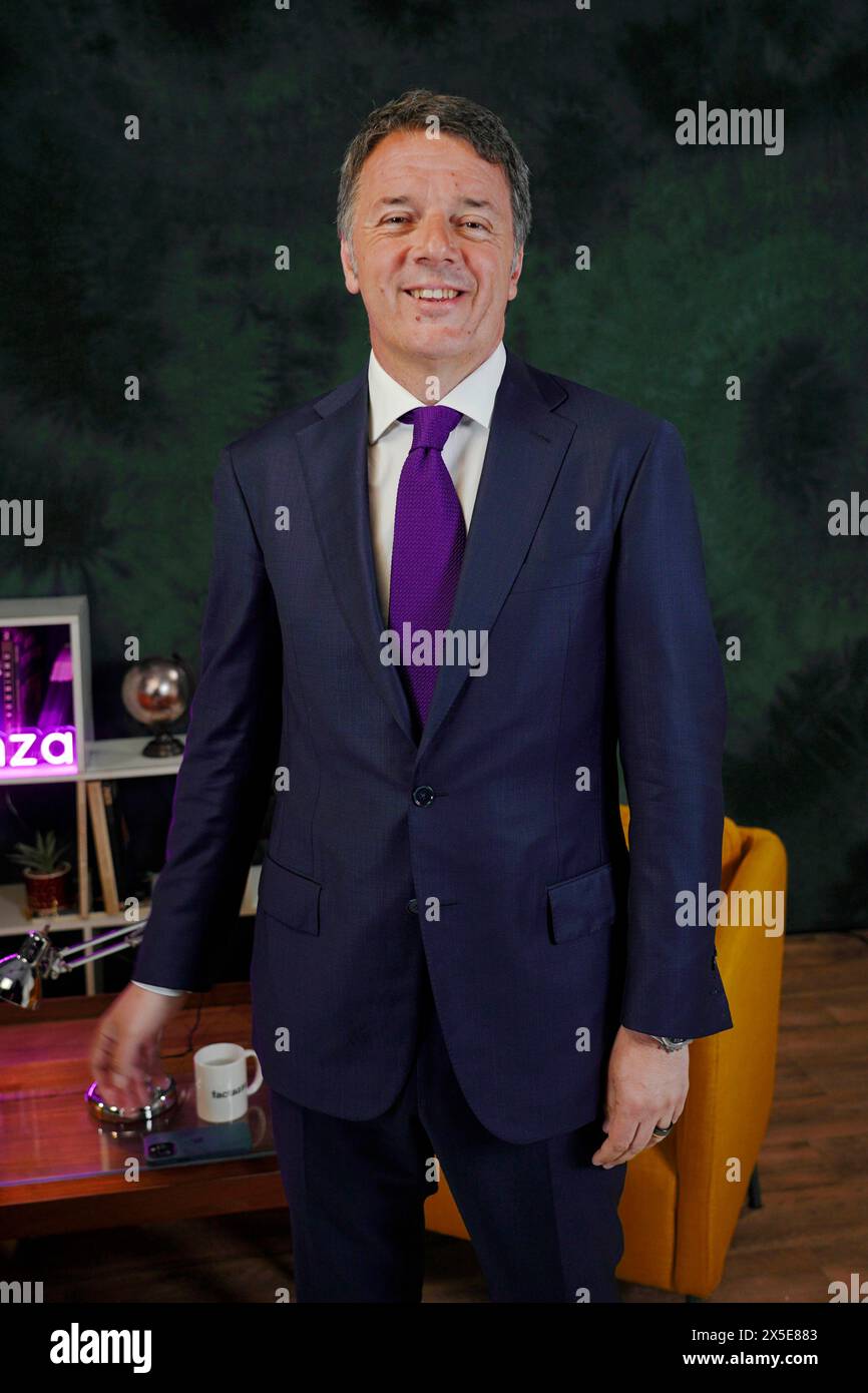 Italy, Rome, May 8, 2024 : Former Premier Matteo Renzi, President and ...