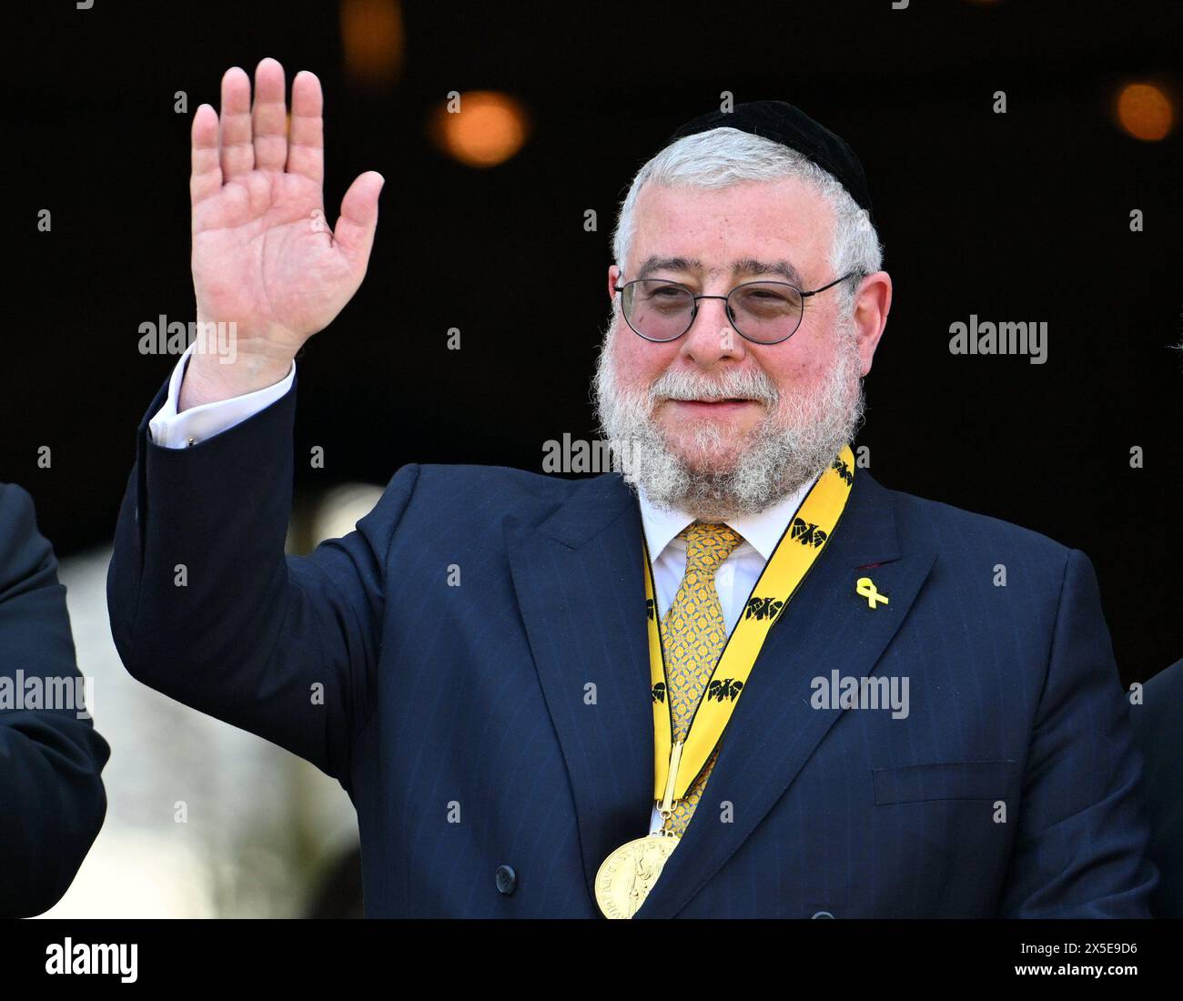 Aachen, Germany. 09th May, 2024. Chief Rabbi Pinchas Goldschmidt ...