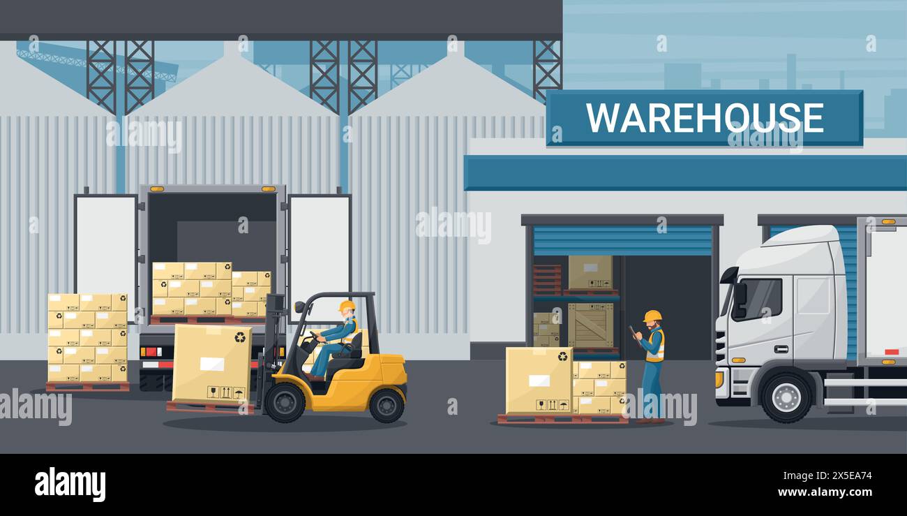 Shipping labeling inventory Stock Vector Images - Alamy