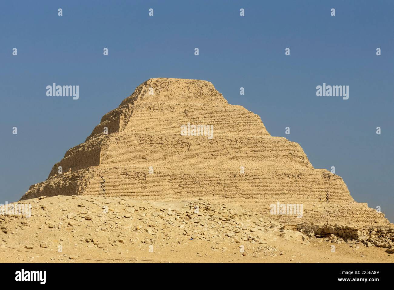 The pyramid of Djoser is also known as the Step pyramid. Located in ...