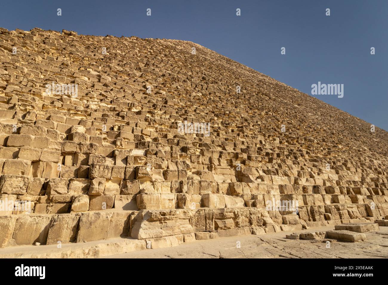 Part of the Giza necropolis. The Great Pyramide, Pyramid of Khafre, and ...