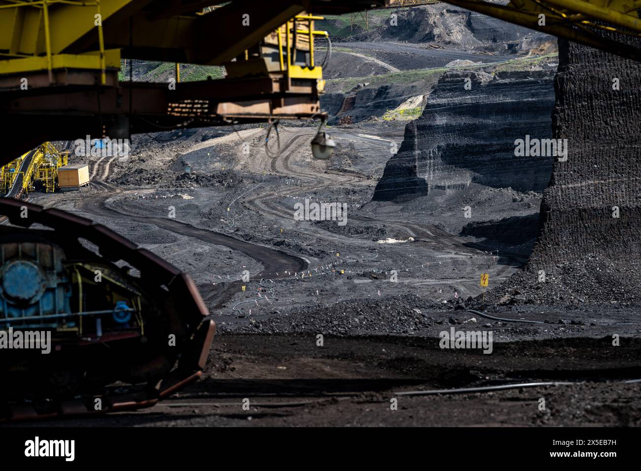 Press conference at the CSA quarry on the suspension of mining and ...