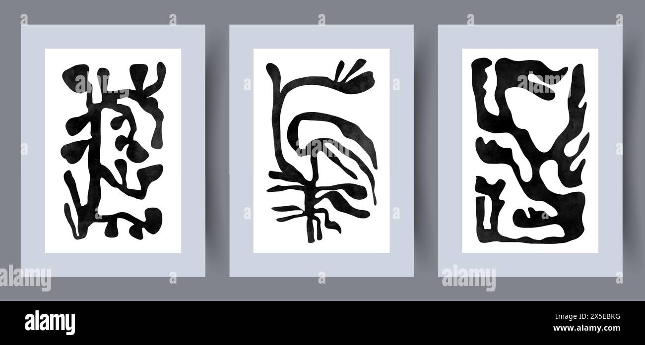 Abstract scribble experiment wall art print Stock Vector Image & Art ...