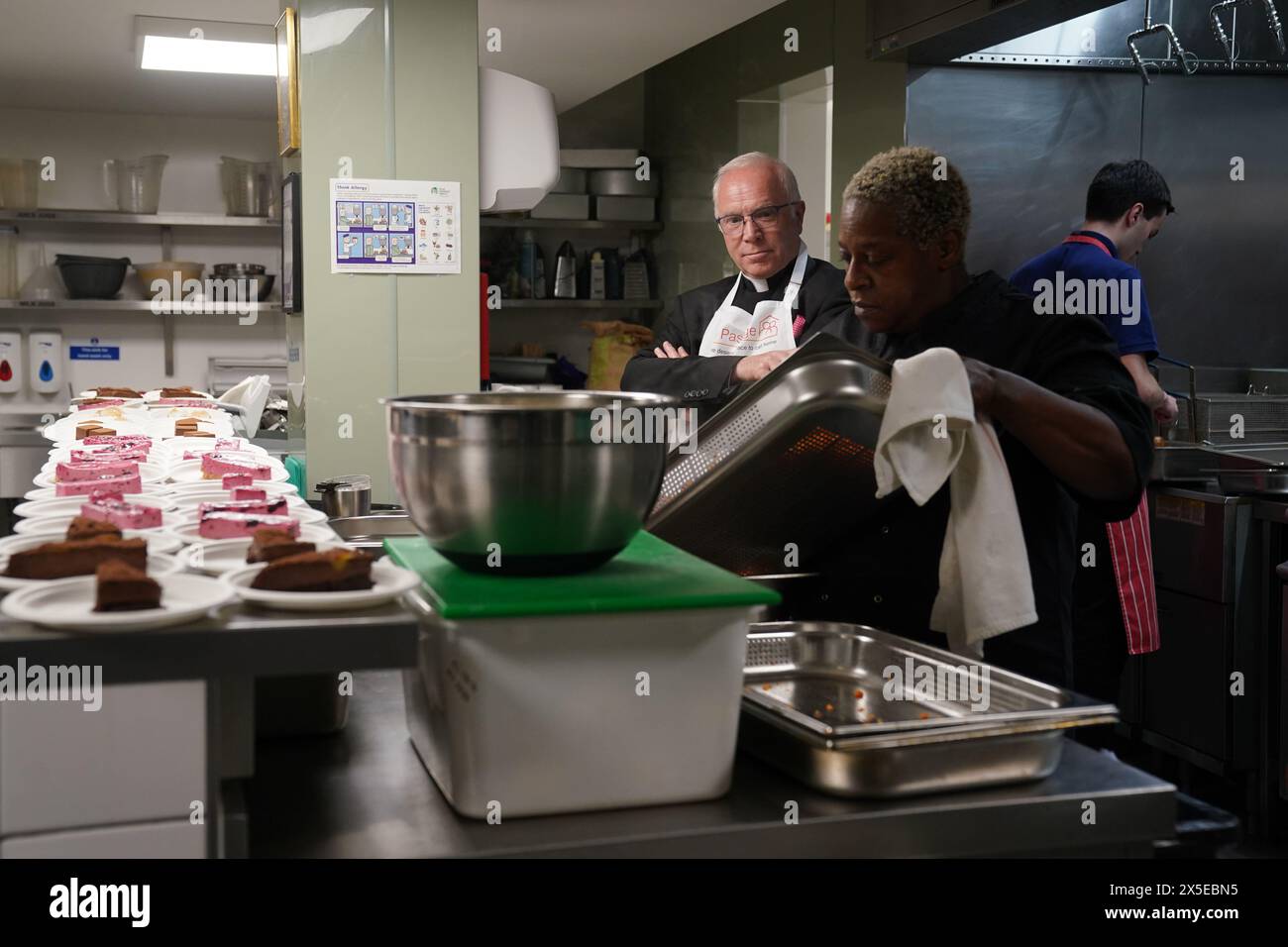 The Dean of Westminster Abbey, The Very Reverend Dr David Hoyle, during ...
