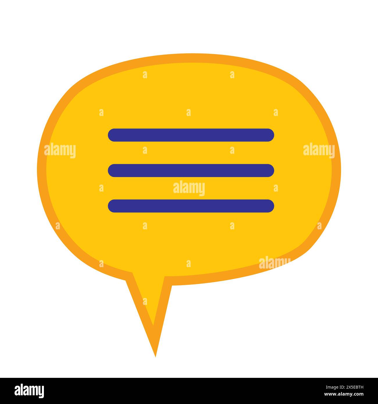 Message Chat Bubble Icon Stock Vector Image And Art Alamy