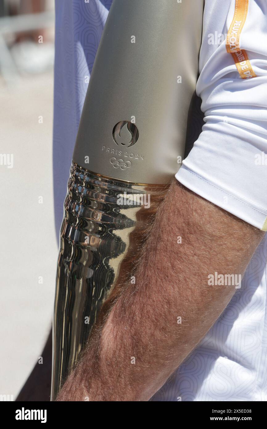 Marseille, France. 09th May, 2024. French alpine skier Cyprien Sarrazin ...