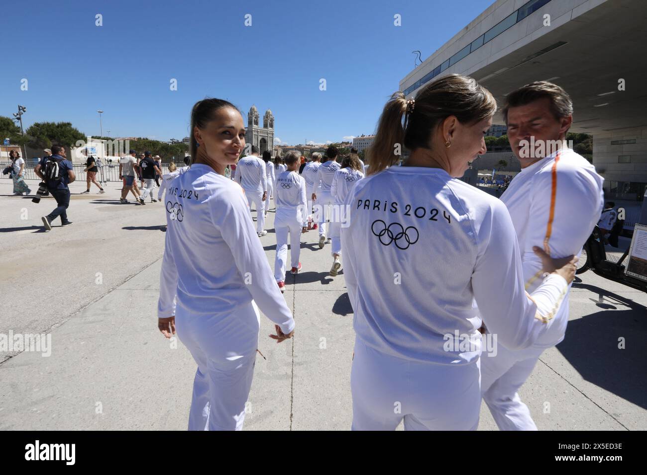 Marseille, France. 09th May, 2024. during Olympic and Paralympic Torch ...