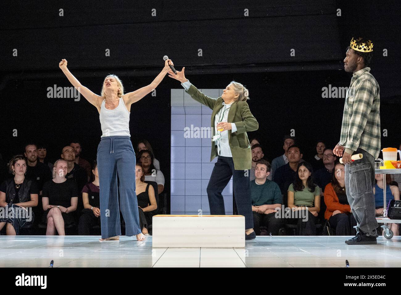 London, UK. 9 May 2024. The cast performs at a photocall for ‘People ...