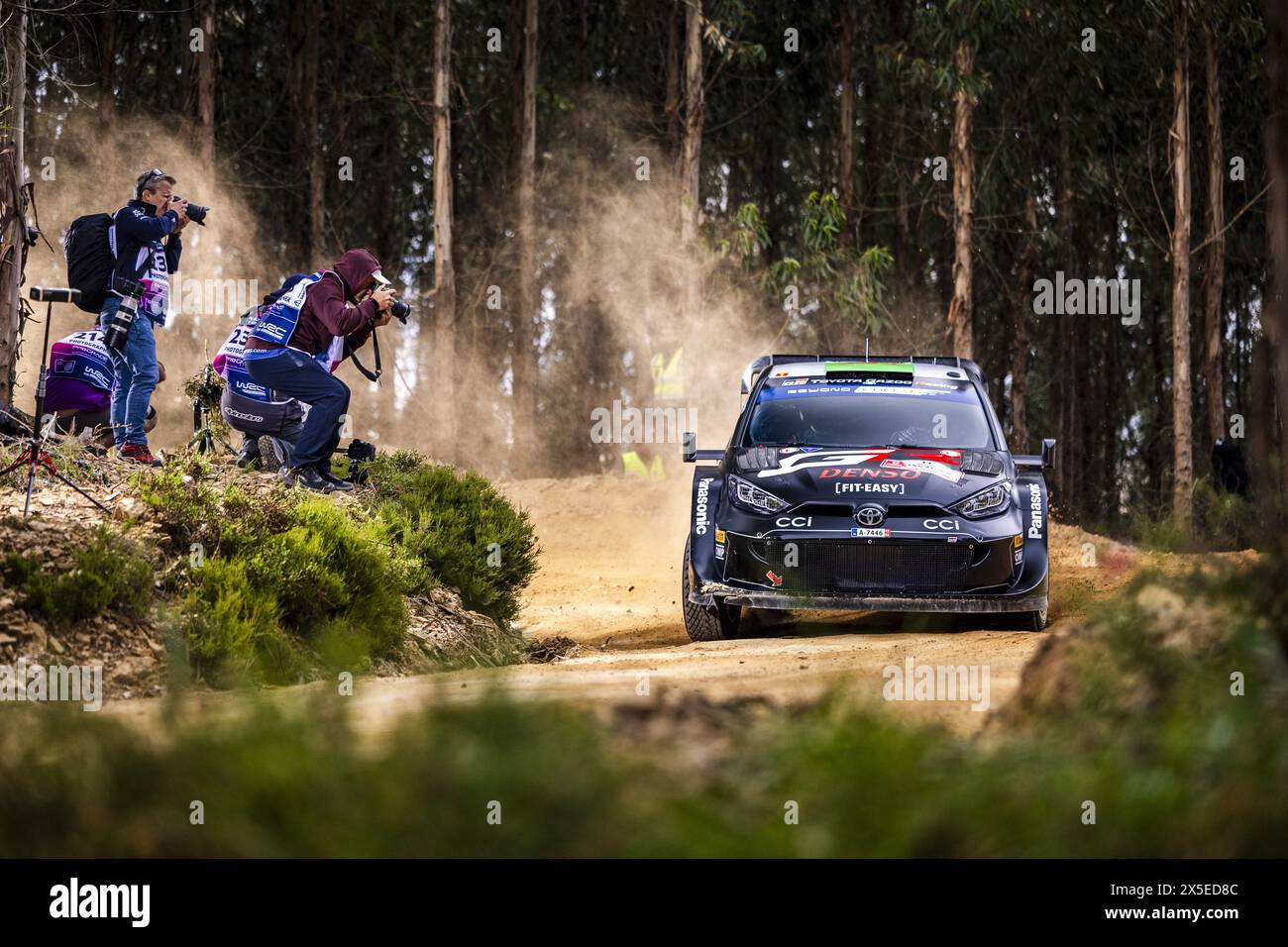 33 EVANS Elfyn, MARTIN Scott, Toyota GR Yaris Rally1, action during the Rally de Portugal 2024 ...