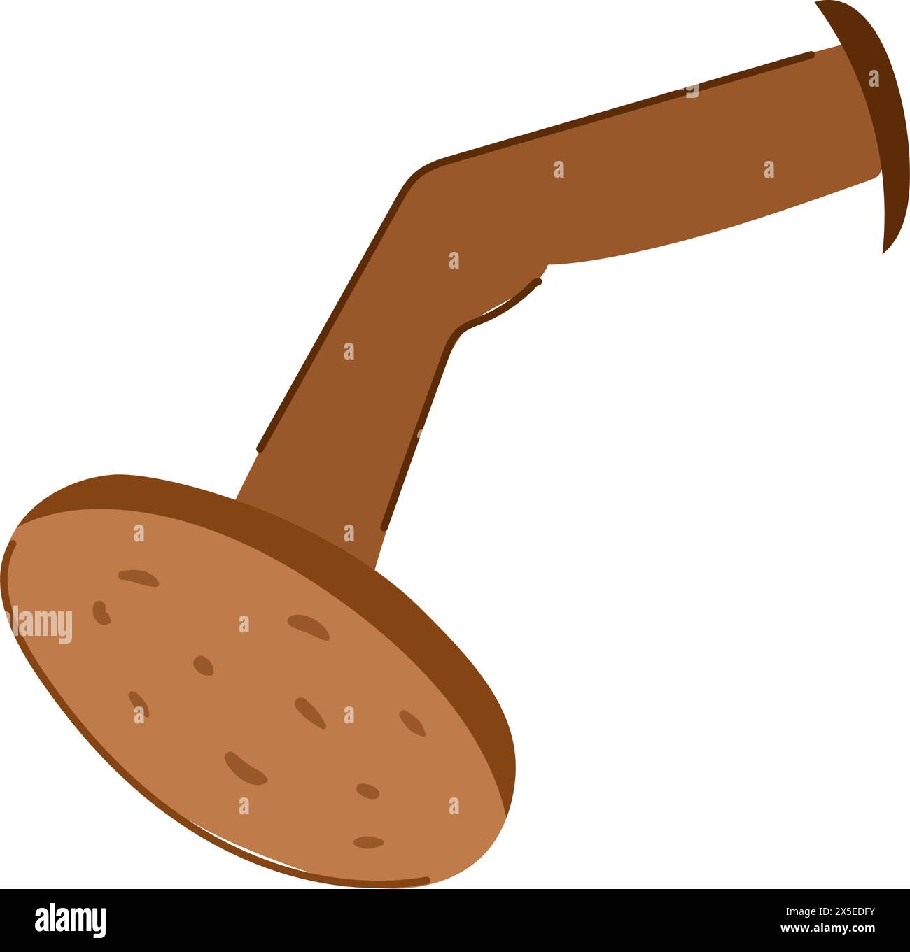 spike bent nail cartoon vector illustration Stock Vector Image & Art ...