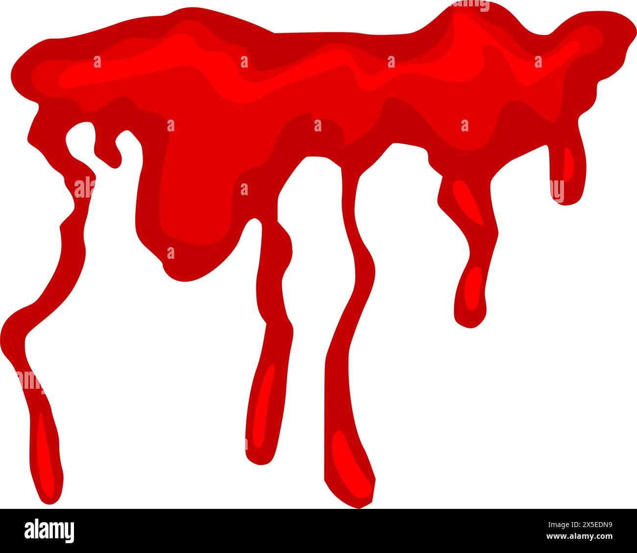 ink blood splatter cartoon vector illustration Stock Vector Image & Art ...