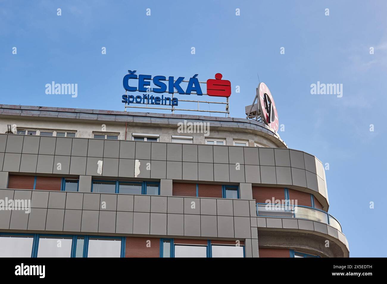 Ceska Sporitelna bank sign Stock Photo - Alamy
