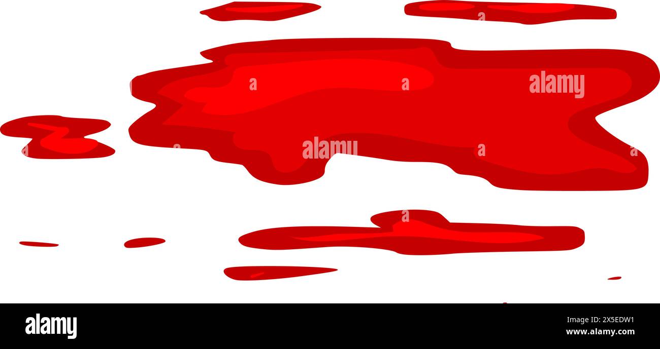 stain blood splatter cartoon vector illustration Stock Vector Image ...