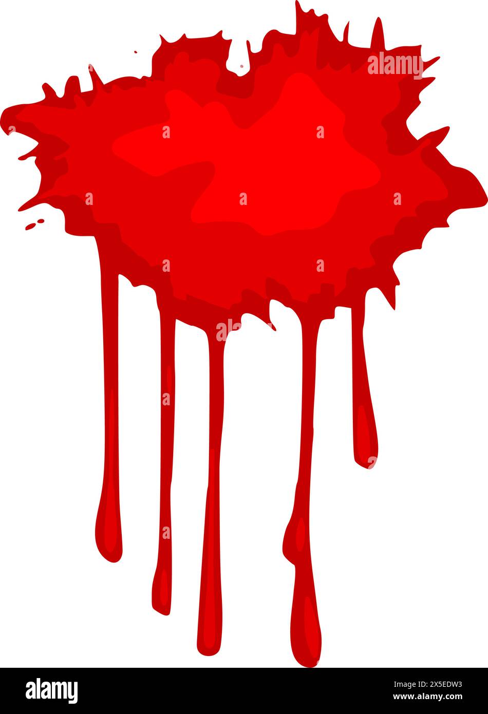 grunge blood splatter cartoon vector illustration Stock Vector Image ...