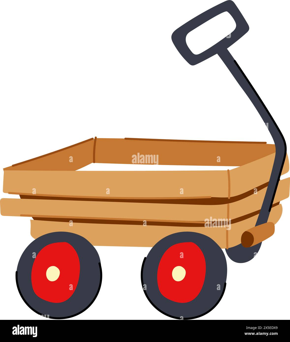 trolley cart toy cartoon vector illustration Stock Vector Image & Art - Alamy
