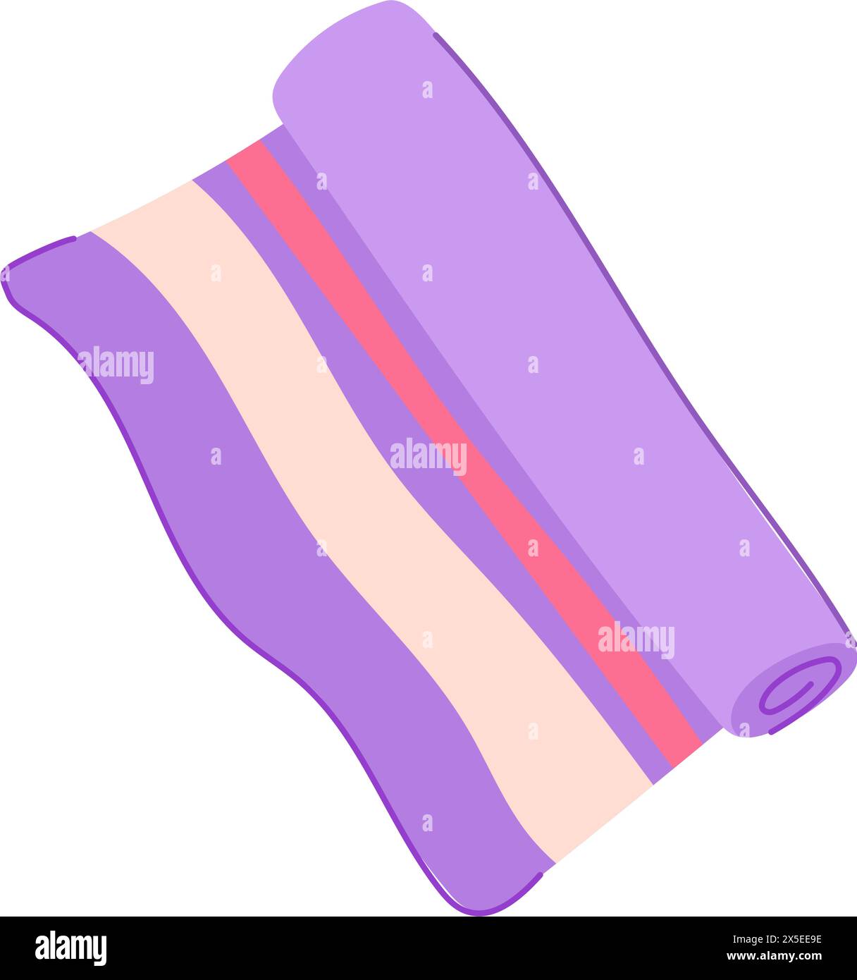 view cloth napkin cartoon vector illustration Stock Vector Image & Art ...