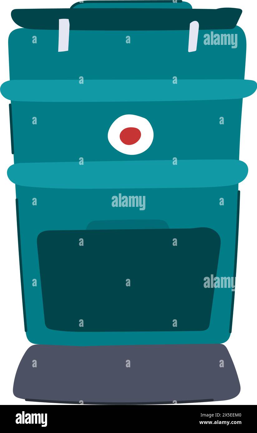 Organic Compost Bin Cartoon Vector Illustration Stock Vector Image And Art Alamy