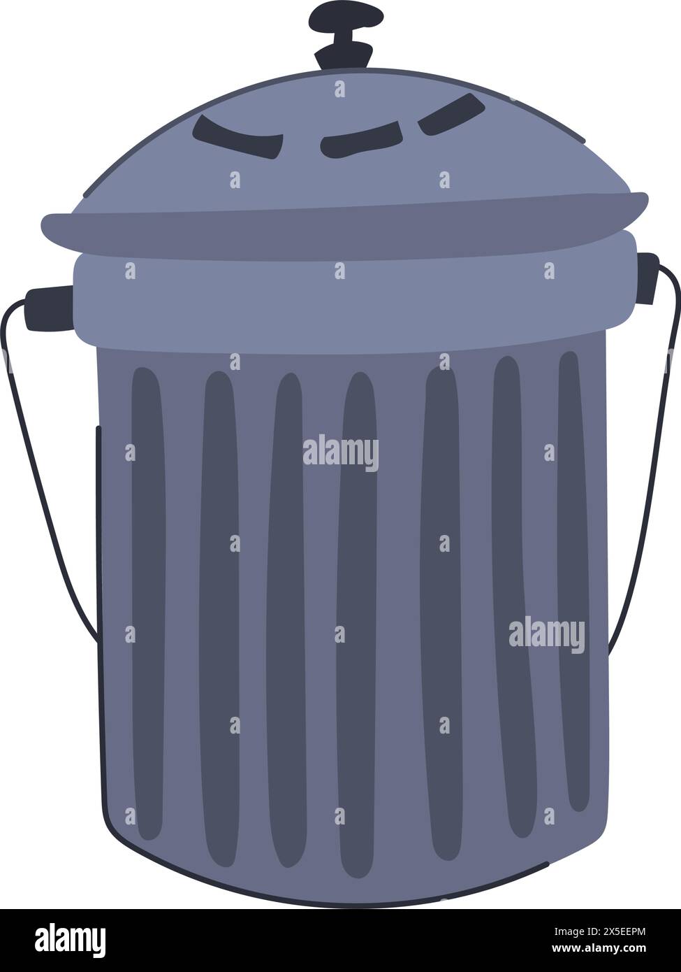 vegetable compost bin cartoon vector illustration Stock Vector Image ...