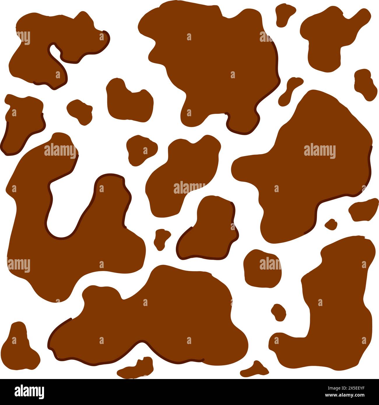 farm cow skin cartoon vector illustration Stock Vector Image & Art - Alamy